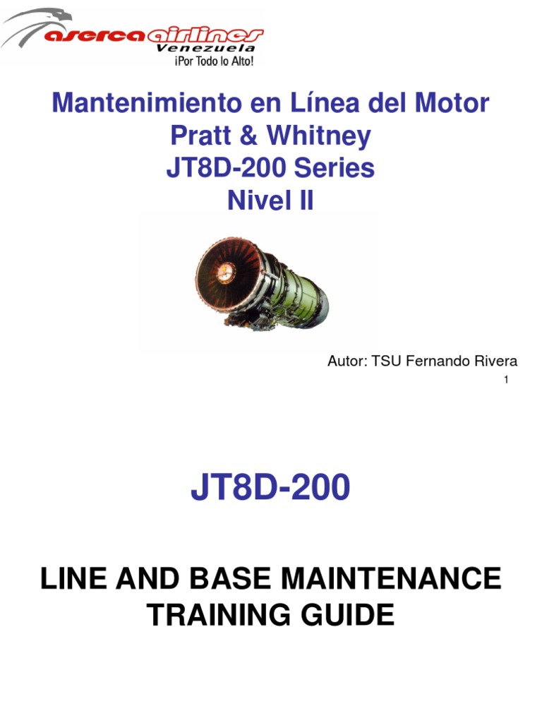JT8D-200 Engine Maintenance Guide | PDF