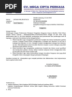 1 Surat Mohon SCM 1 Revisi PDF | PDF | Teknologi & Rekayasa