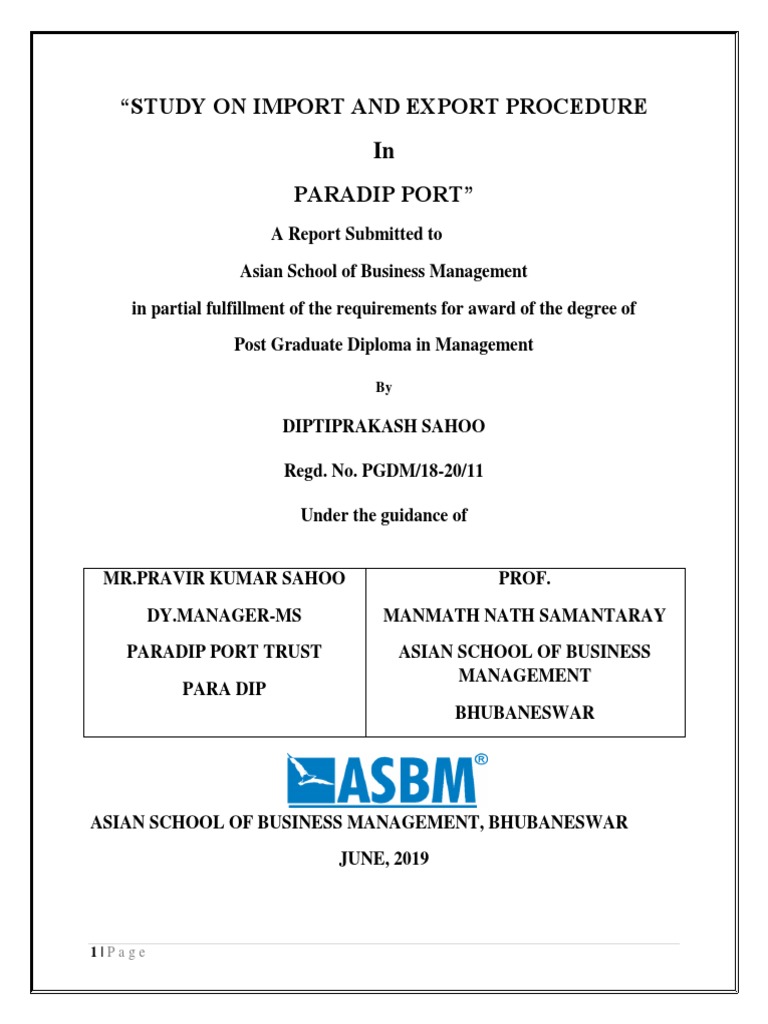 Import and Export Data | PDF | Port | Data