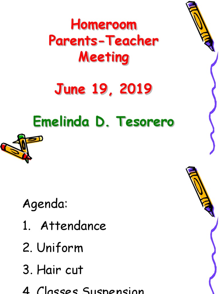 Parent Teacher Meetings | PDF