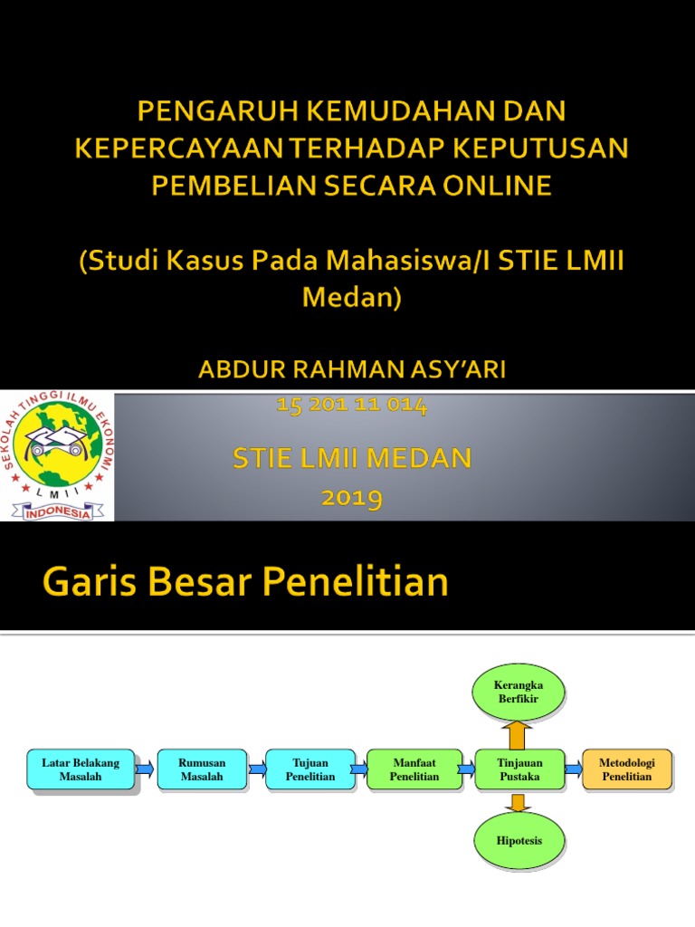 Contoh Power Point Seminar Proposal (Sempro) | PDF