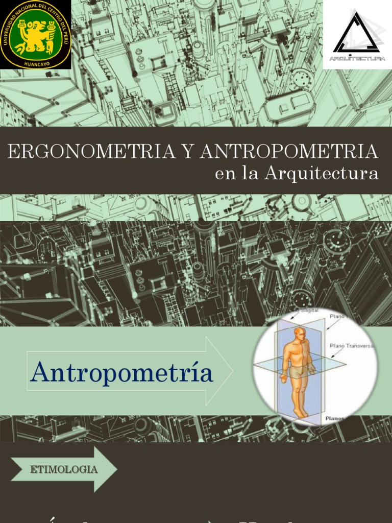Ergonometria y Antropometria | PDF | Antropometría | Factores humanos y ...