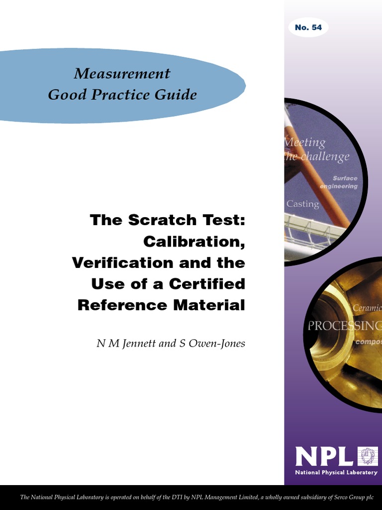 Scratch Test | PDF | Variance | Standard Deviation