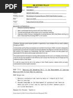 Re Entry Action Plan | PDF