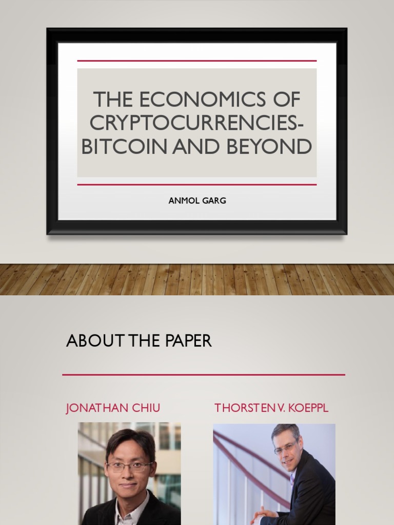 Economics of Cryptocurrencies Explained | PDF | Cryptocurrency ...