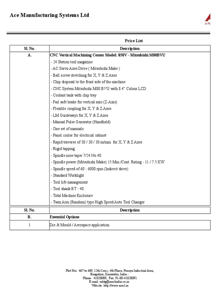G P Industry - 850 V | PDF | Numerical Control | Manufactured Goods