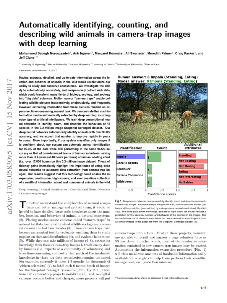Animal Classification | PDF | Deep Learning | Artificial Neural Network