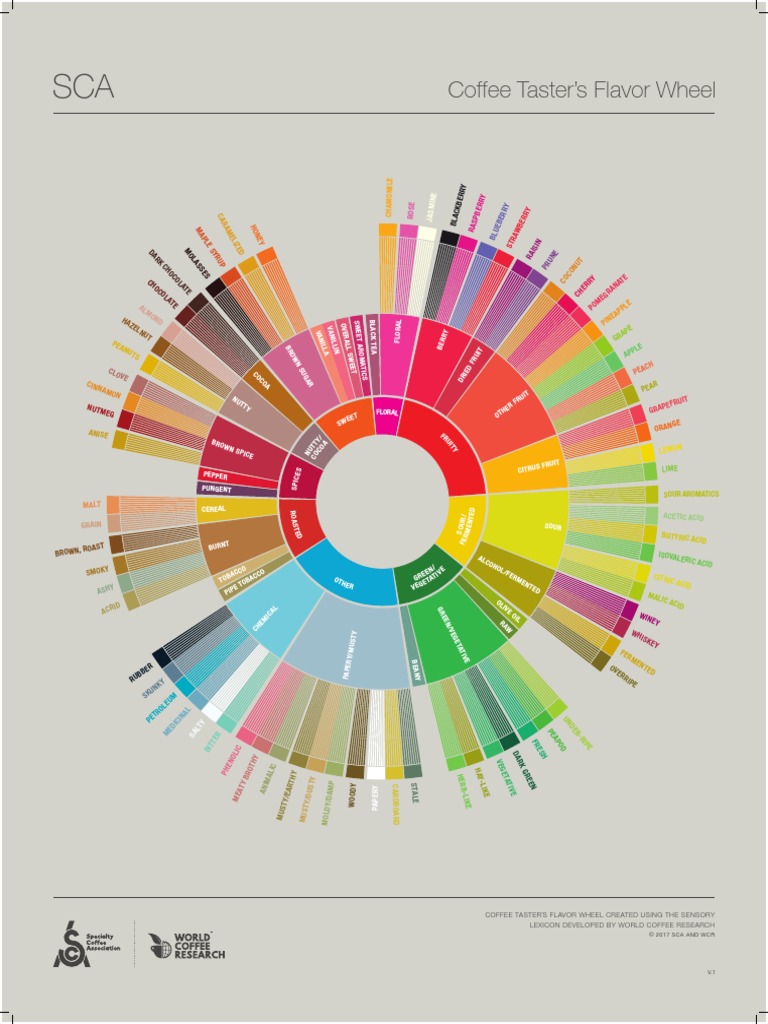 AW SCA Flavor-Wheel Poster ENG 2018 | PDF