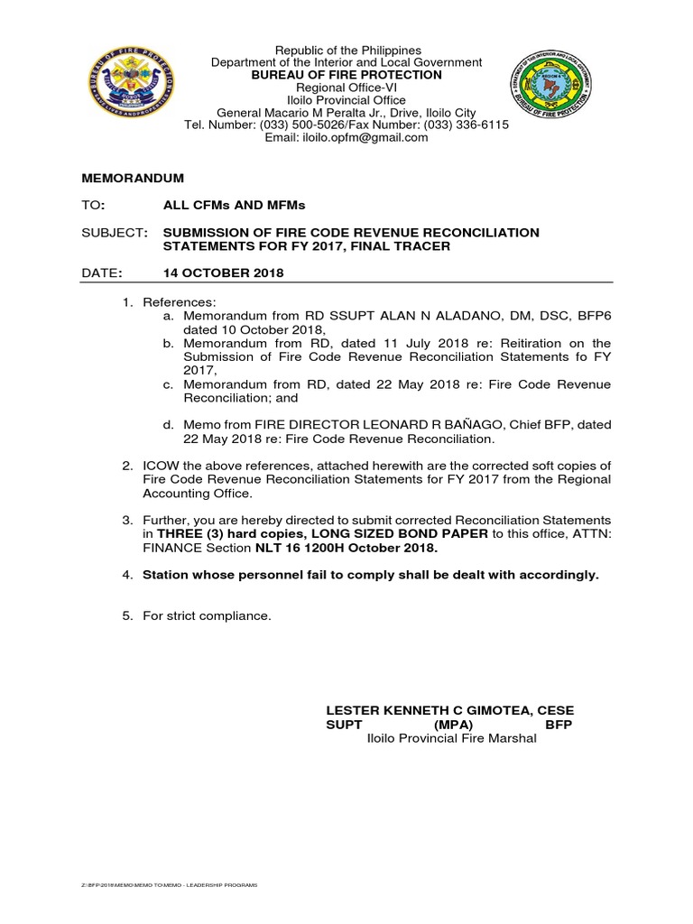 Recon Memo | PDF | Finance & Money Management