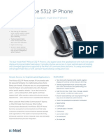 Datasheet Mitel EX Controller EN | PDF | I Pv6 | Quality Of Service