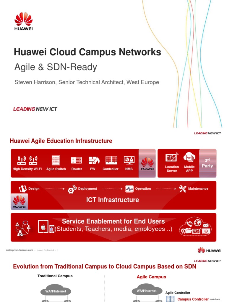Huawei Cloud Campus Networks: Agile & SDN-Ready | PDF | Cloud Computing | Computer Network
