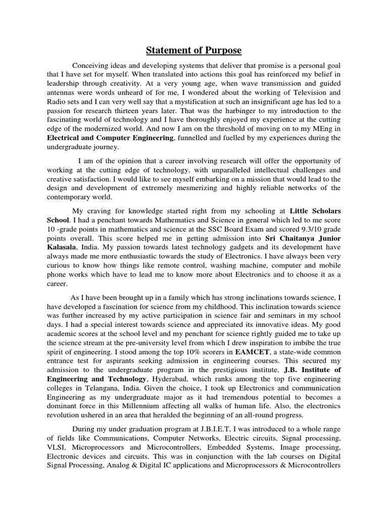 Carleton SOP PDF | Download Free PDF | Integrated Circuit | Electronics