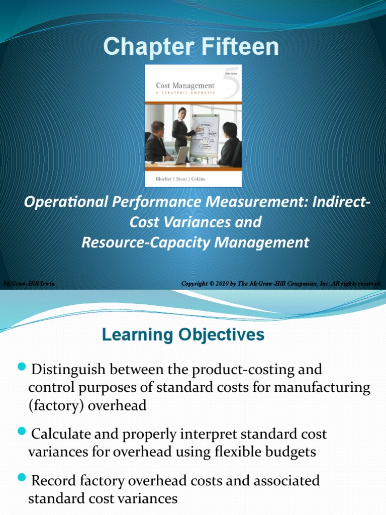 Chapter Fifteen: Operational Performance Measurement: Indirect-Cost ...
