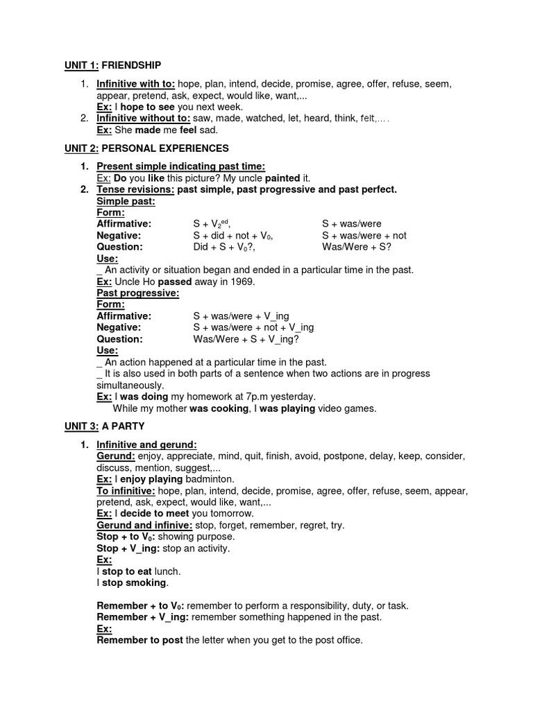 English Grammar of Grade 11 | PDF | Linguistics | Grammar