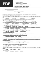 Tle Grade7 | PDF | Nail (Anatomy) | Hygiene