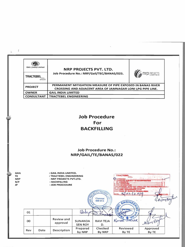 Backfilling PDF | PDF | Sand | Soil