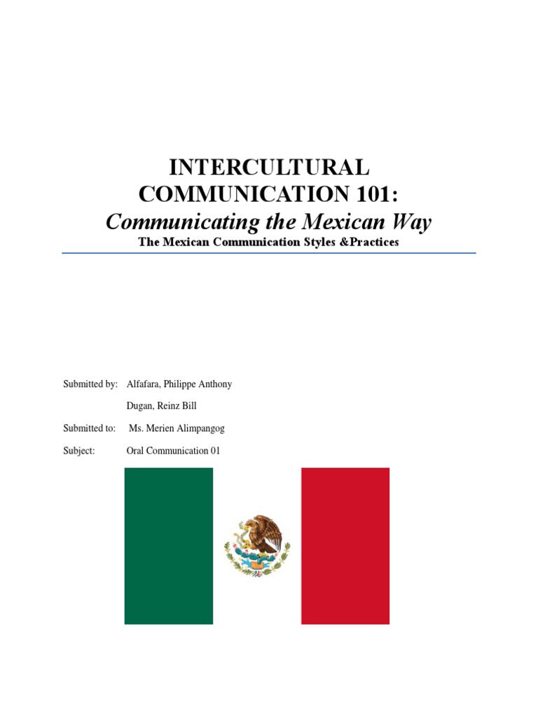 Mexico o | PDF | Nonverbal Communication | Communication