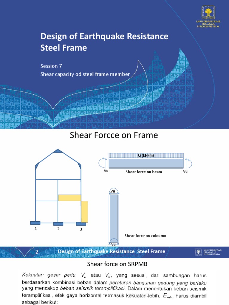 9.shear Capacity of Steel Frame Member Rev 0.2 | PDF | Materials ...