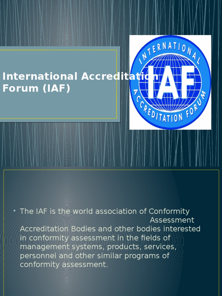 International Accreditation Forum (IAF) | PDF | Certification | Economies