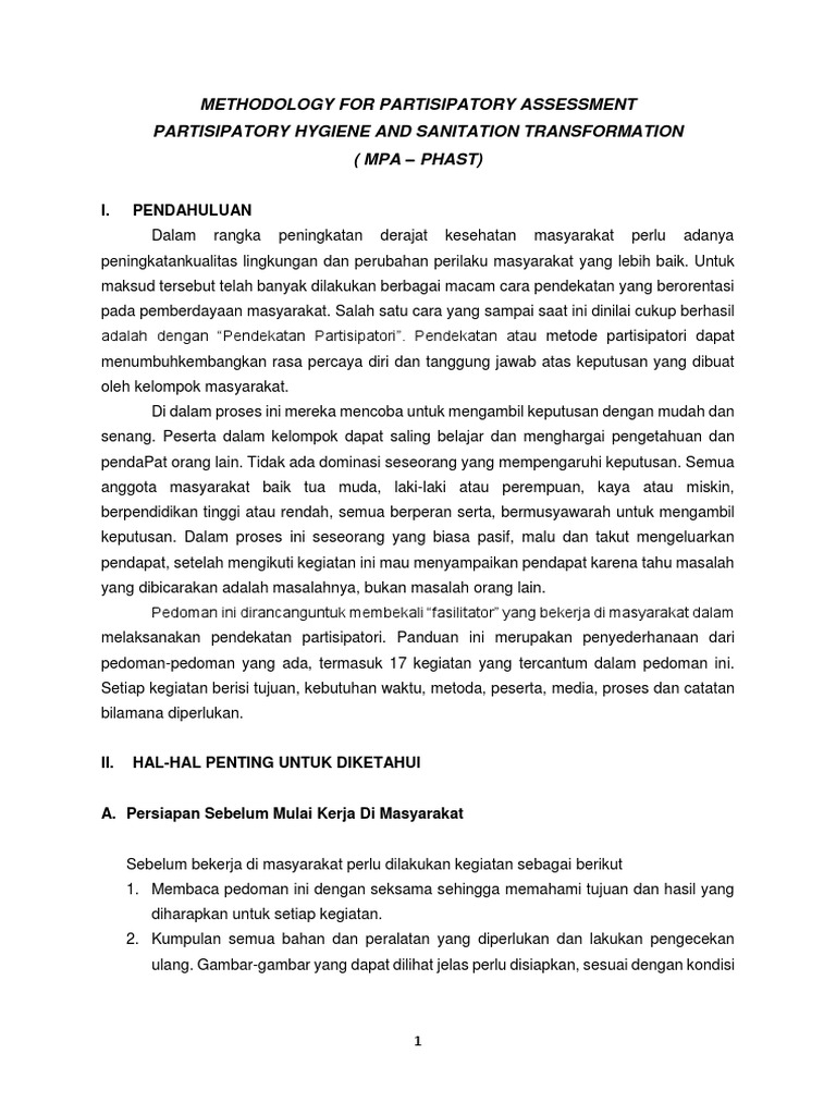Kesling Panduan MPA-PHAST | PDF