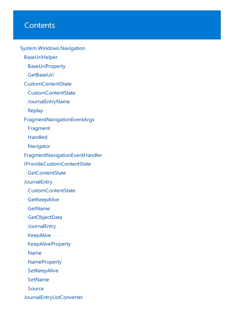 WPF - Navigation | PDF | Class (Computer Programming) | Method ...
