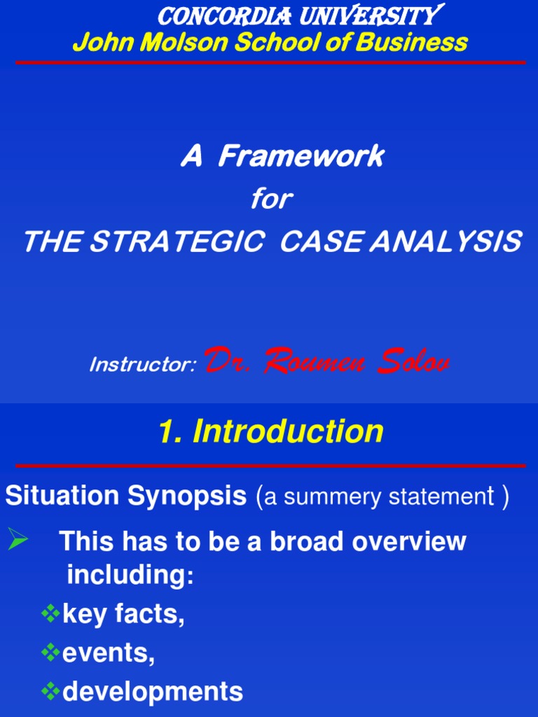 Instructions - About Case - Analysis | PDF | Marketing Strategy ...