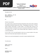 Letter of Invitation To Mayor | PDF