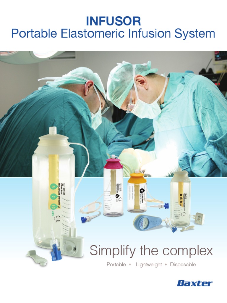Portable Elastomeric Infusion System Simplifies Complex Medication ...