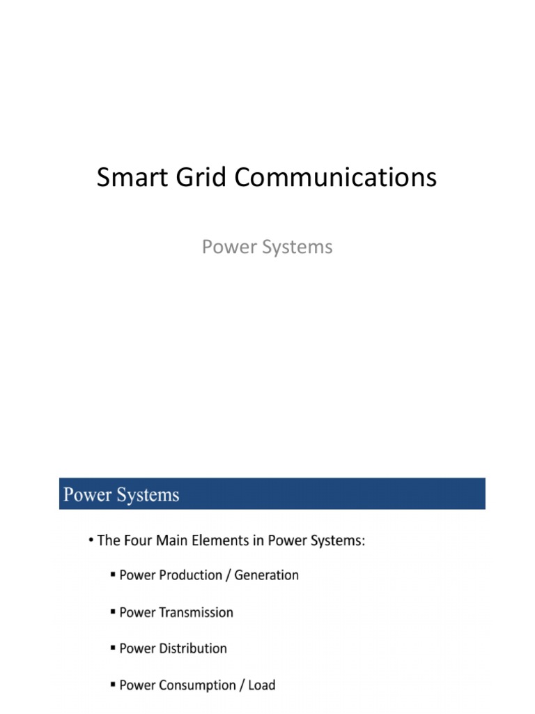 Lec - 3 - Power Systems PDF | PDF