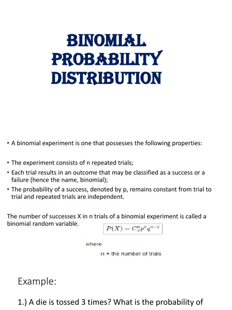 Binomial, Poisson, Hypergeometric Probability Distribution | PDF | Probability Distribution ...