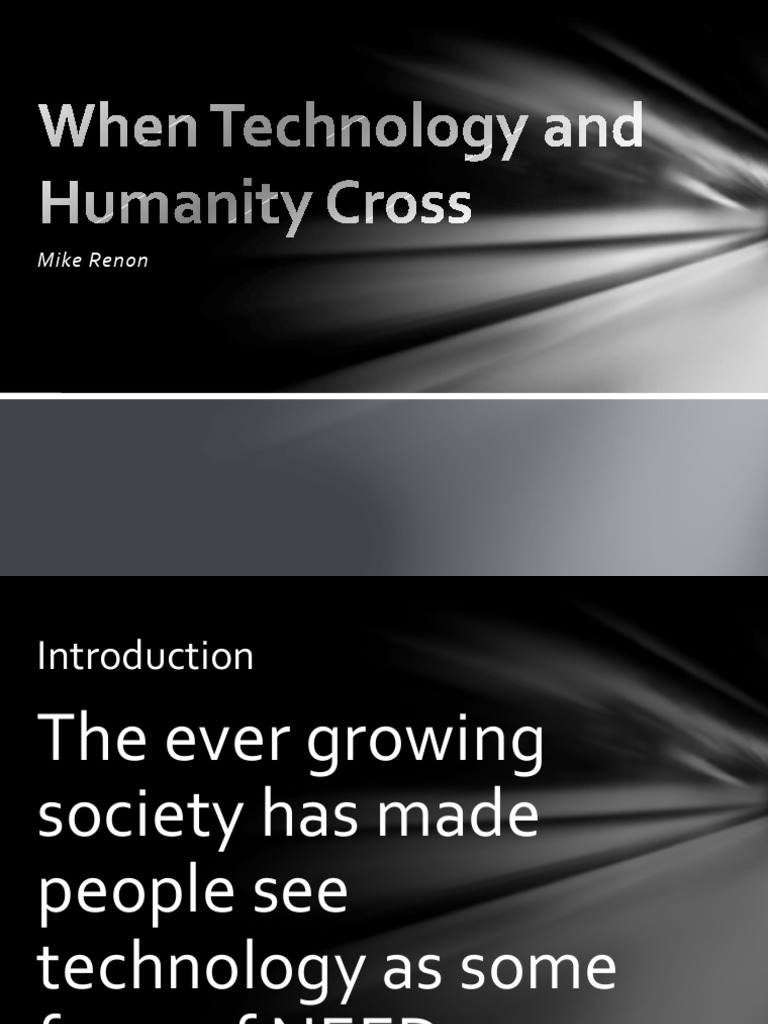 Lesson 8 When Technology and Humanity Cross | PDF | Robot | Robotics