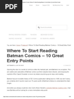Batman Comics Reading Order Guide | PDF | Batman | Dc Comics Characters