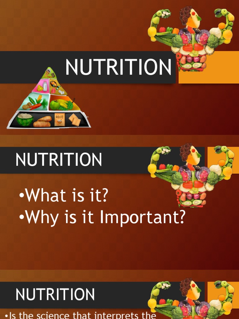 Nutrition Ppt | Nutrition | Nutrients