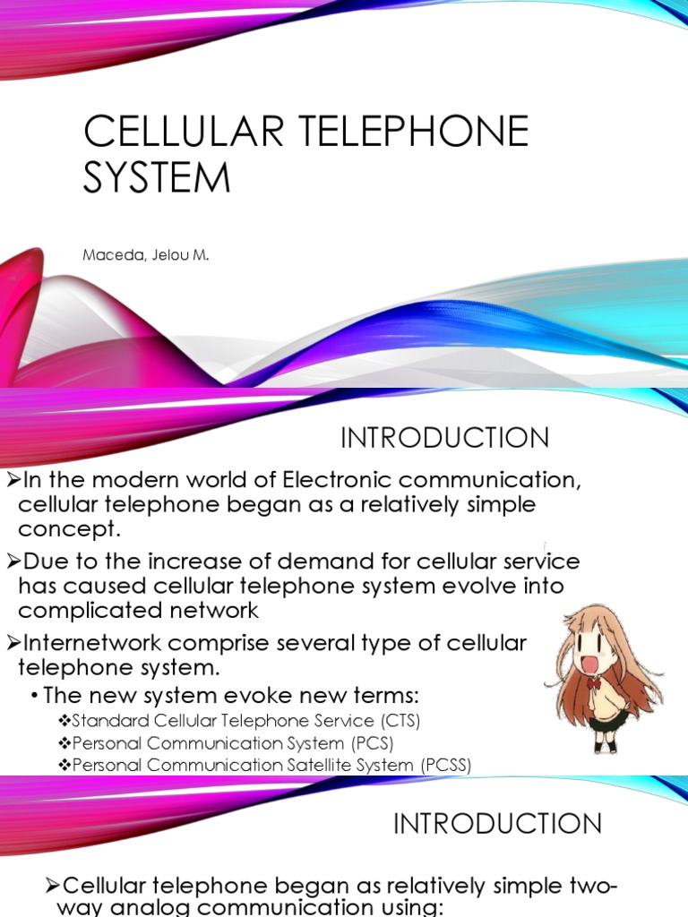 Cellular Telephone System: Maceda, Jelou M | PDF | Cellular Network ...