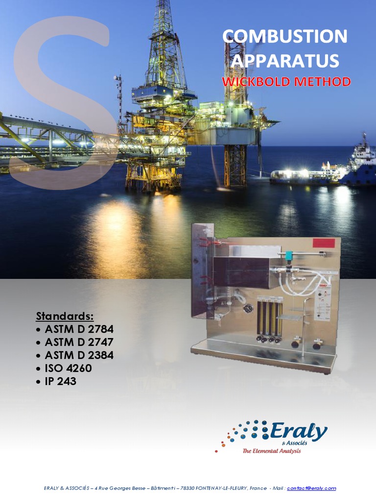 Wickbold Method for Analyzing Chlorine | PDF | Fluorine | Combustion