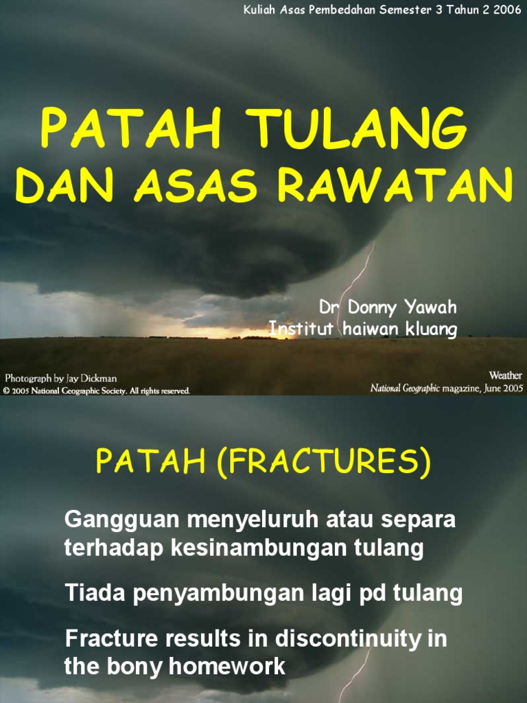 Rawatan Luka & Patah Tulang | PDF