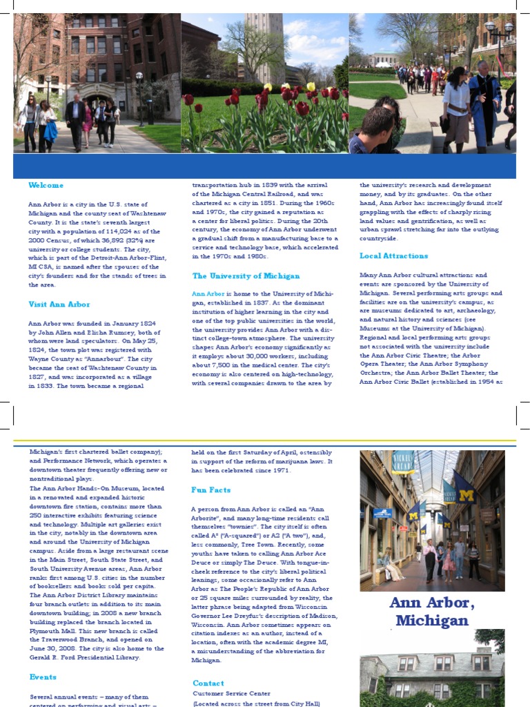 Week9 Lab Brochure | PDF | University Of Michigan