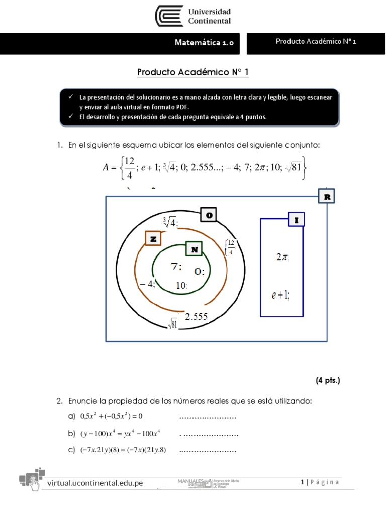 Kiara - Producto Académico N°1-Mate 1.0-2019-10 | PDF | Enseñanza de ...