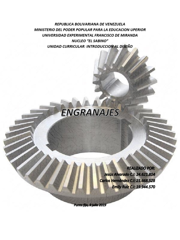 Engranajes 2 Pdf Engranaje Transmisión Mecánica