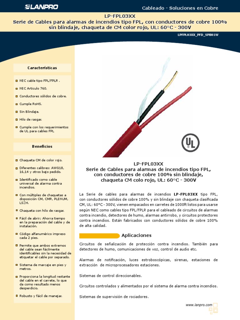 Cable - FPL | PDF | Cobre | Electricidad