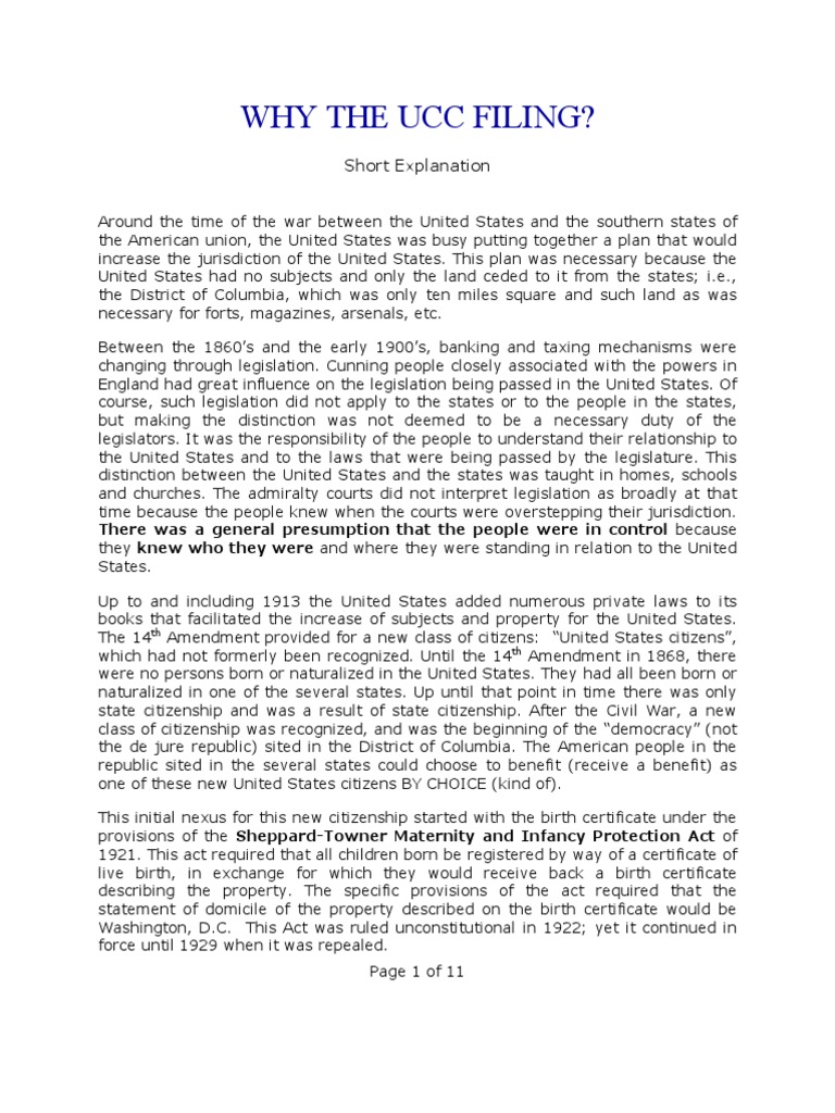 Why The Ucc | PDF | Securities (Finance) | Debt