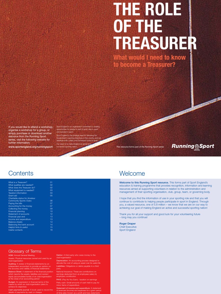 The Role of The Treasurer: What Would I Need To Know To Become A ...