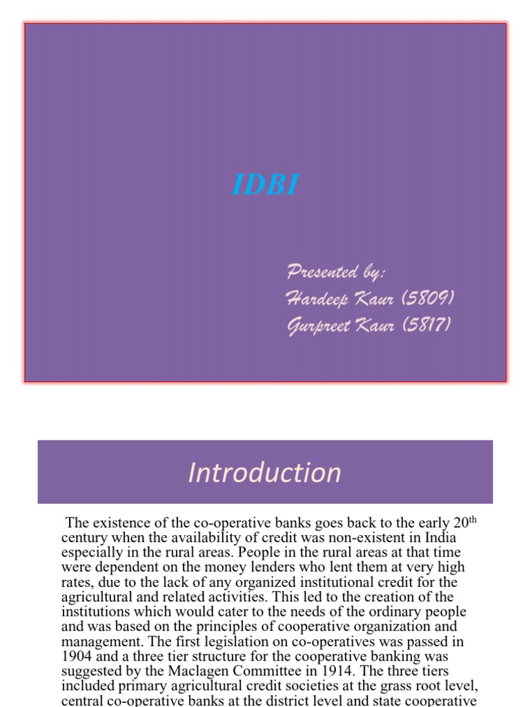 MFI - Cooperative Bank | PDF | Cooperative | Loans