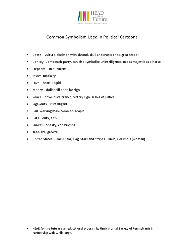 Common Cartooning Symbols | PDF