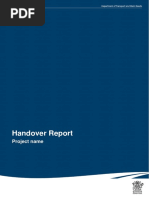 Hand Over Notes Sample | PDF | Email | Government