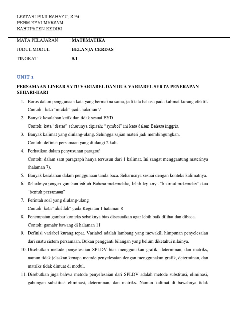 Bedah Modul Paket C | PDF