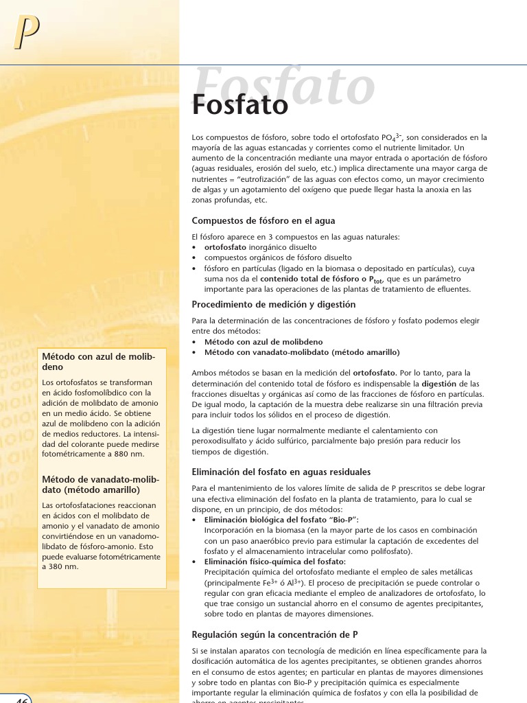 Fosfatos | PDF | Fosfato | Fósforo