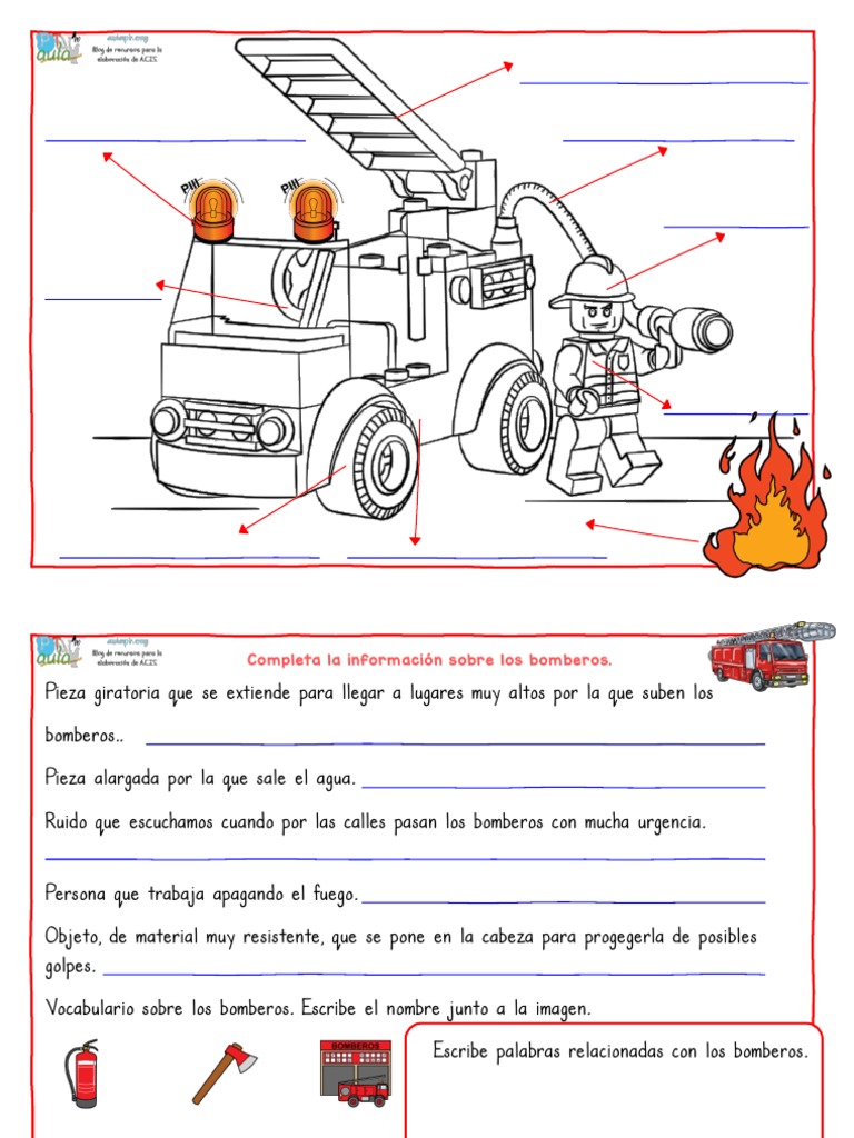 Ficha Los Bomberos | PDF