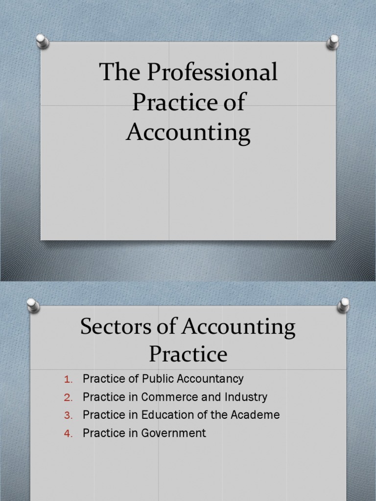 Scope of Accountancy Practice in the Philippines | PDF | Certified ...