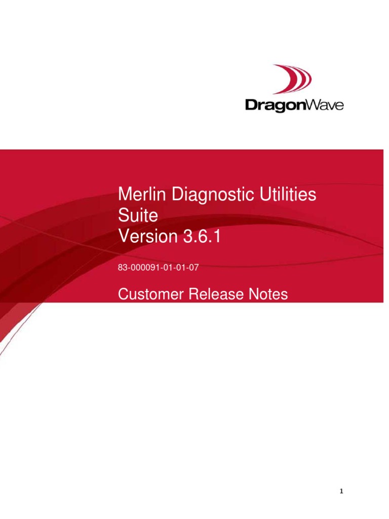 Merlin-V3.6.1 Customer Release Notes - 83-000091-01!01!07 | PDF | File ...